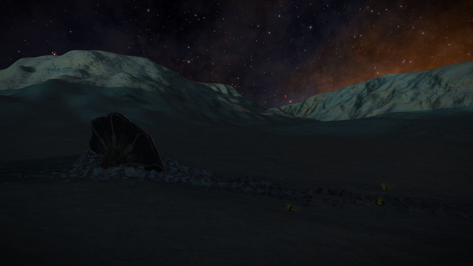 Crashed Thargoid Scout Ship 2 - Gallery - Elite Dangerous Utilities